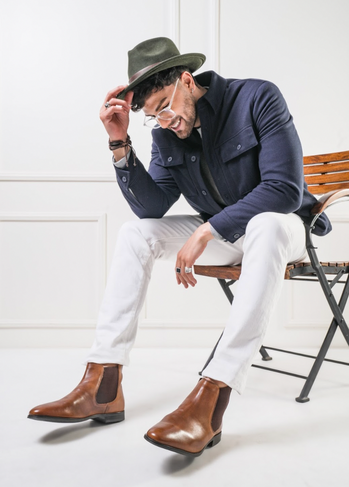 Saville Chelsea Boots Dark Tan TC-2318DTN